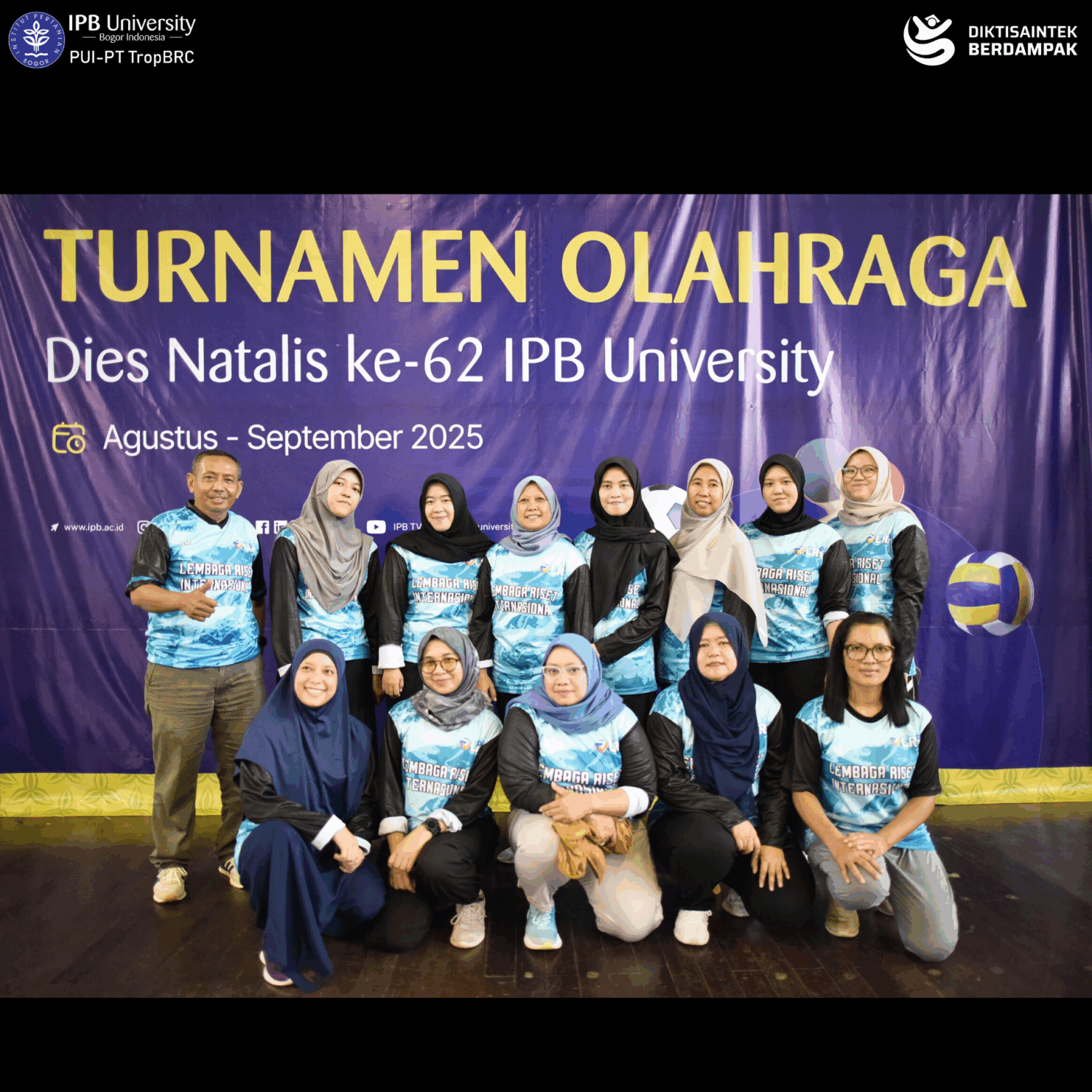 TropBRC Staff Enliven IPB University Sports Tournament - TropBRC